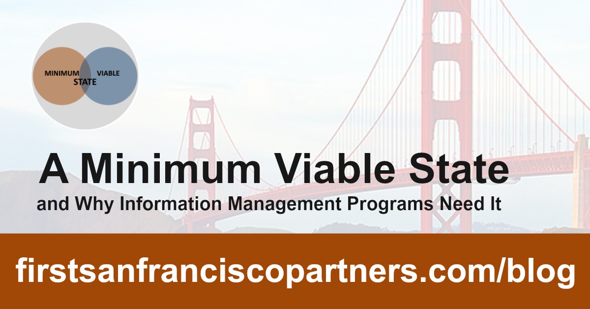 Minimum Viable State & Why Information Management Needs It — FSFP
